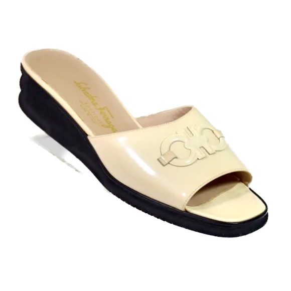 Salvatore Ferragamo | Shoes | Salvatore Ferragamo Open Toe Sliders In ...